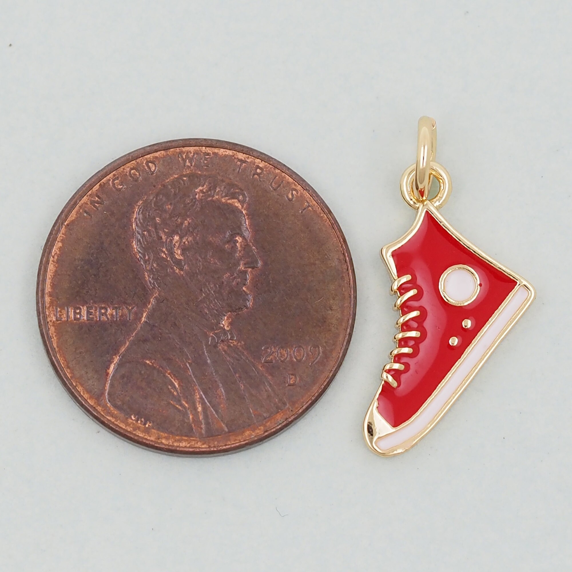 Gold Shoe Charms,18k Gold Filled Shoe Pendant,shoe Charm Bracelet ...