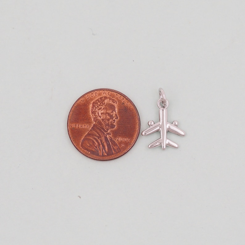 Gold Airplane Charms,18k Gold Filled Airplane Pendant,airplane Charm ...
