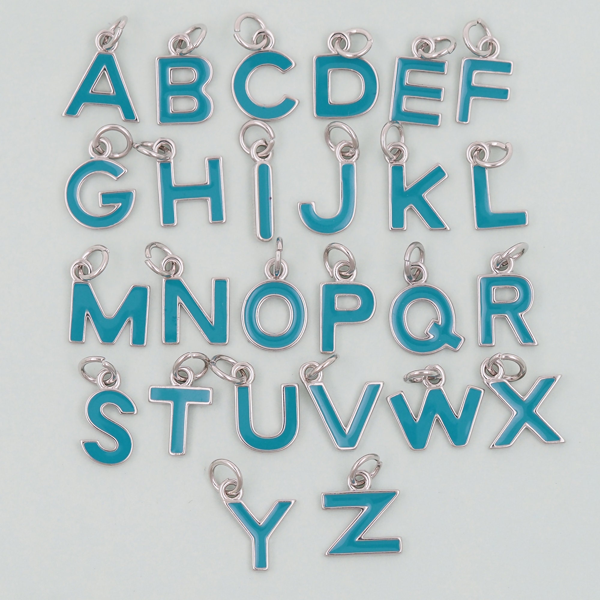 Gold Letter Charms18k Gold Filled Letter Pendantinitial - Etsy