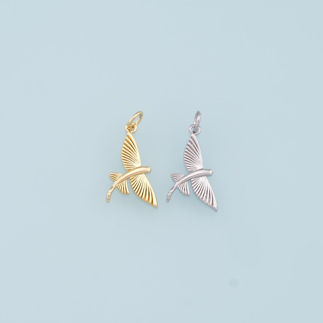 Gold Bird Charms,18k Gold Filled Bird Pendant,bird Charm Bracelet ...