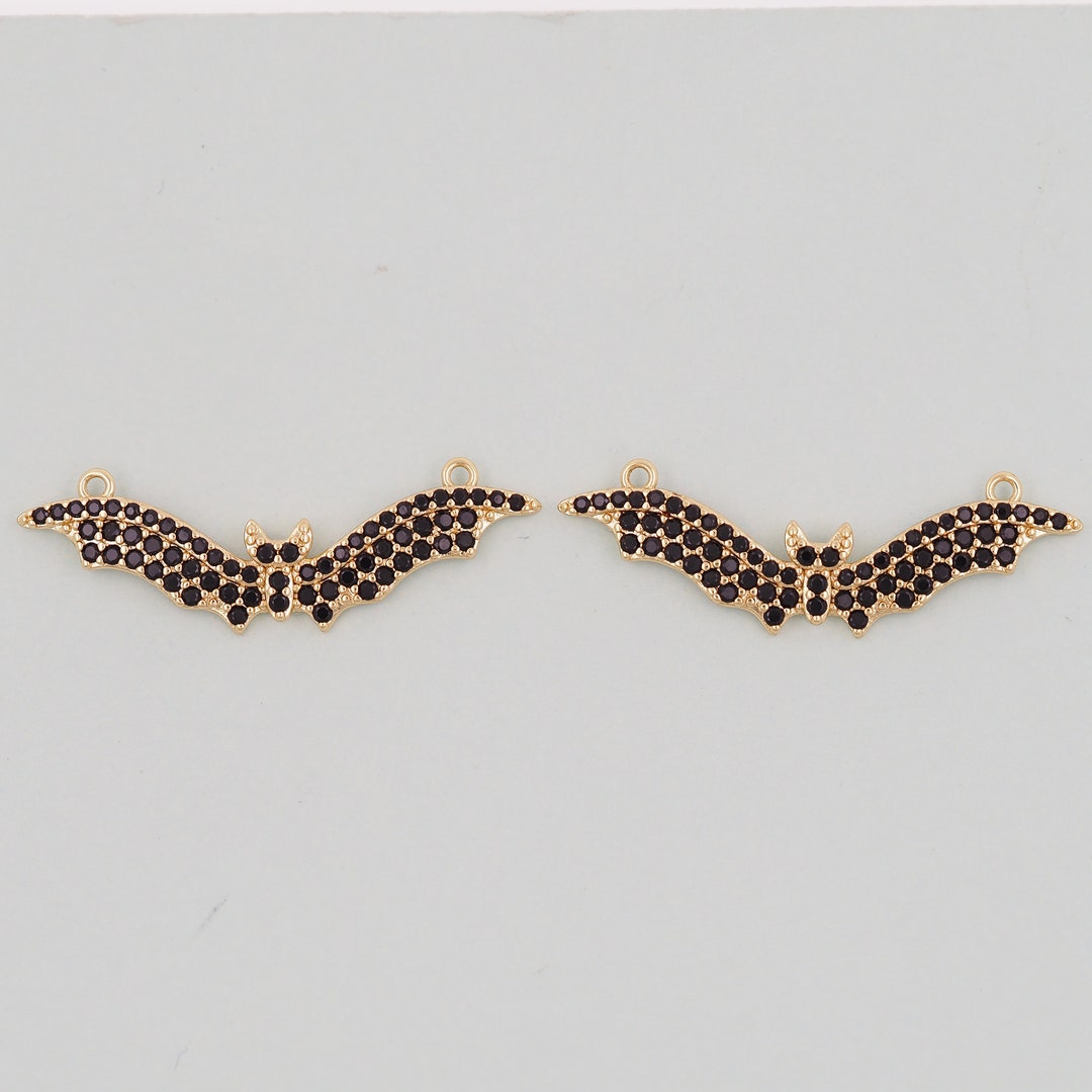 Gold Bat Charms,18k Gold Filled Bat Pendant,bat Charm Bracelet Necklace ...