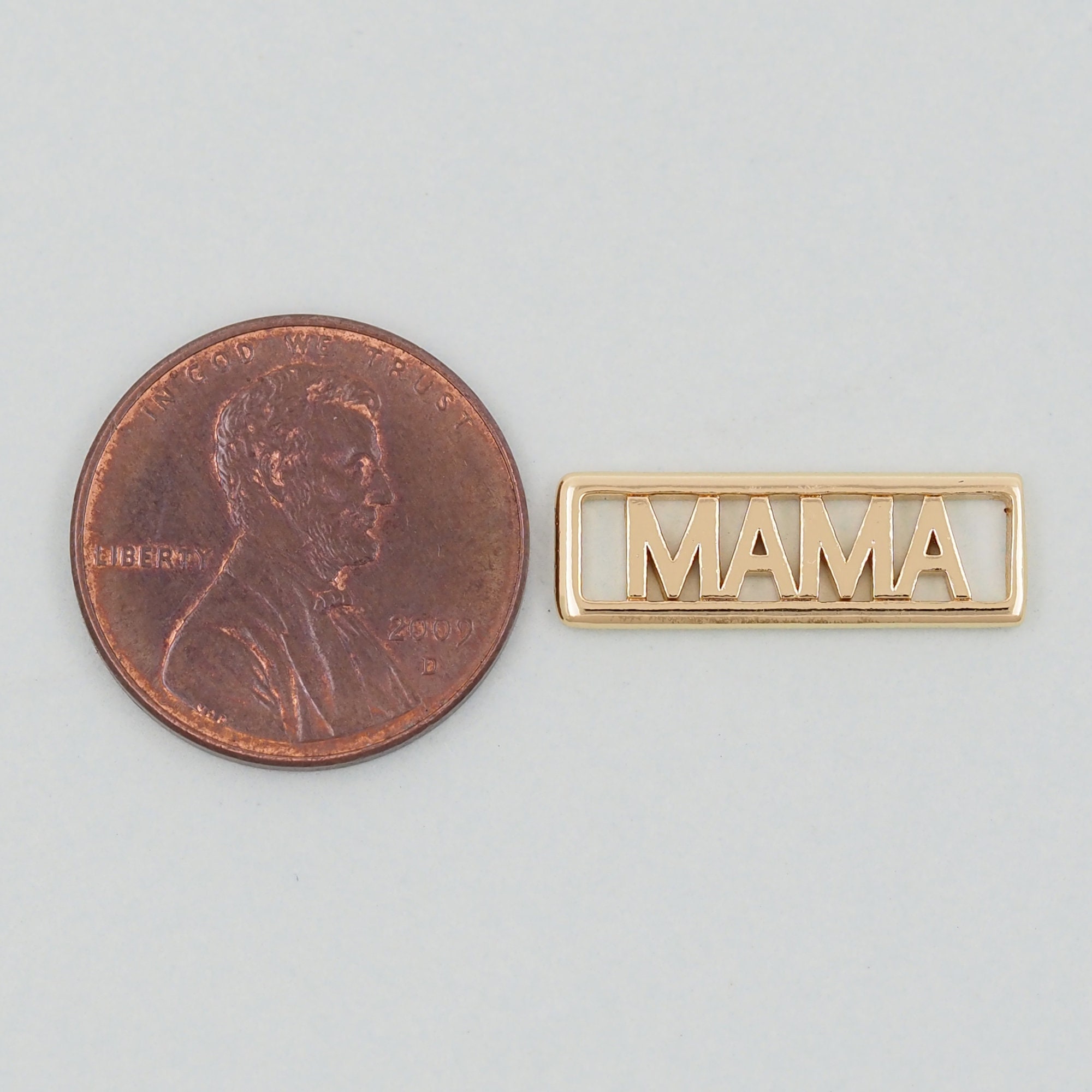 Gold Mama Charms,18k Gold Filled Mama Pendant,mama Charm Bracelet ...