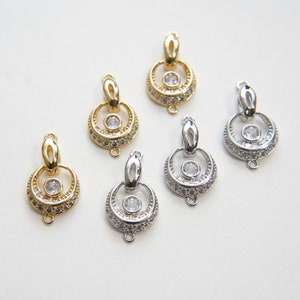 Gold Necklace Connector,18k Gold Filled Connector for DIY Jewelry ...