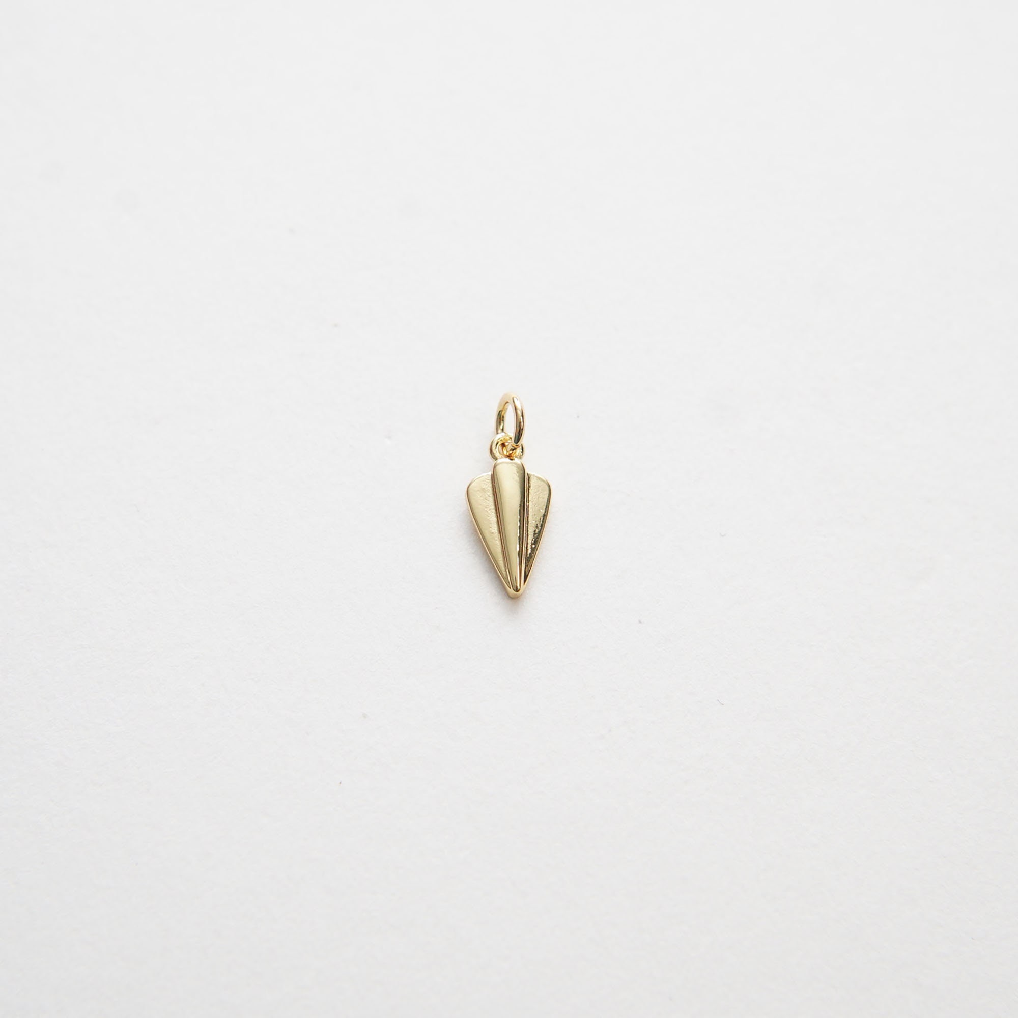 Gold Paper Airplane Charms,18k Gold Filled Origami Plane Pendant,silver ...
