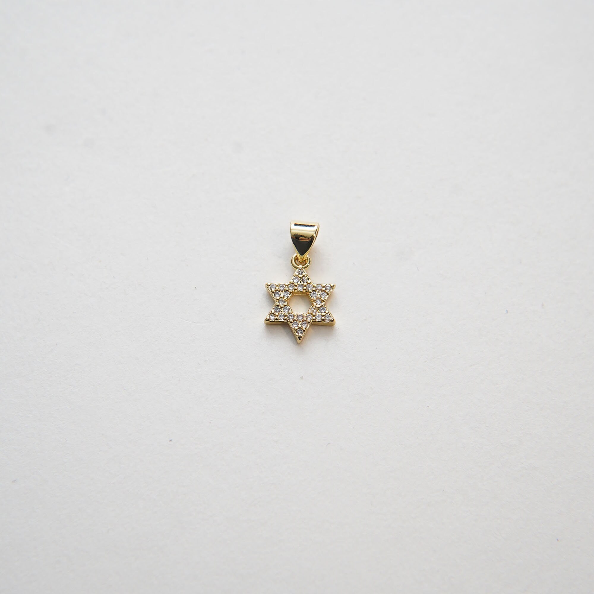 Gold Star of David Pendant,18k Gold Filled Star of David,silver Star of ...