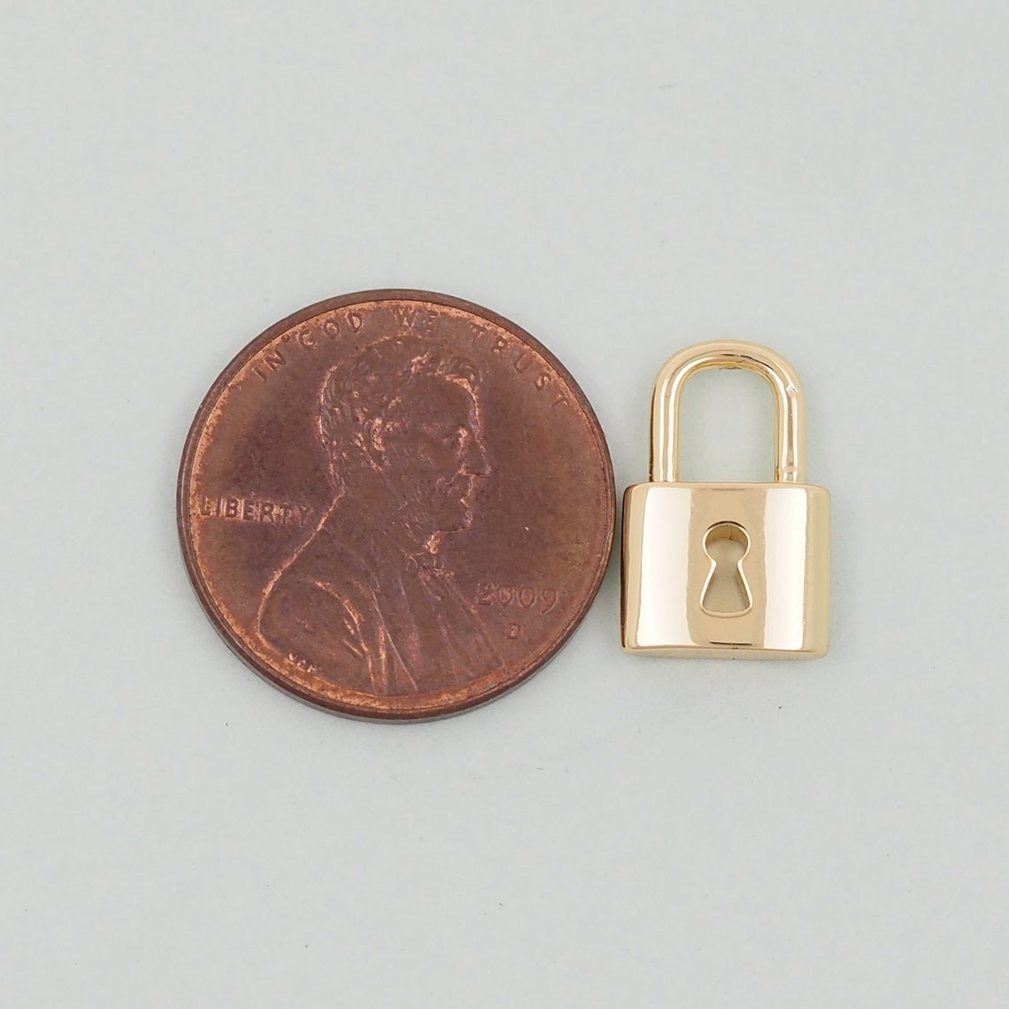 Gold Key Lock Charms,18k Gold Filled Key Pendant,lock Charm Bracelet ...