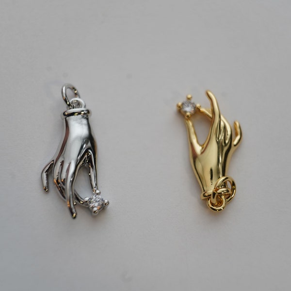 Victorian Hand Pendant - Etsy