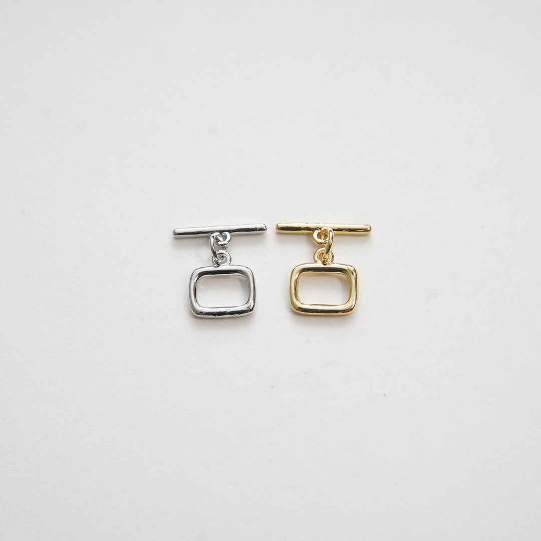 24k Gold Filled Square Toggle Clasp, Jewelry Clasp OT Clasp Findings - Etsy