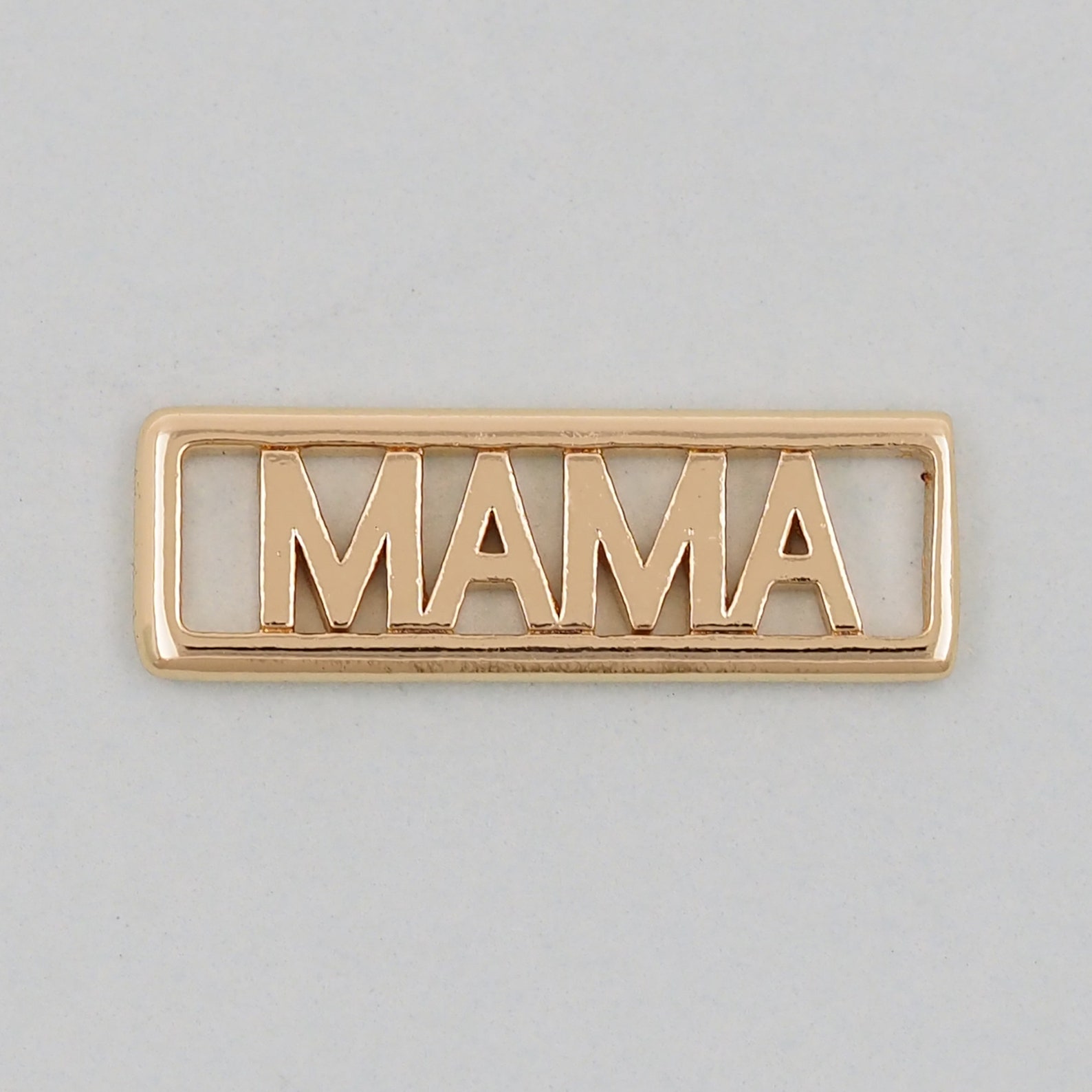 Gold Mama Charms18k Gold Filled Mama Pendantmama Charm - Etsy