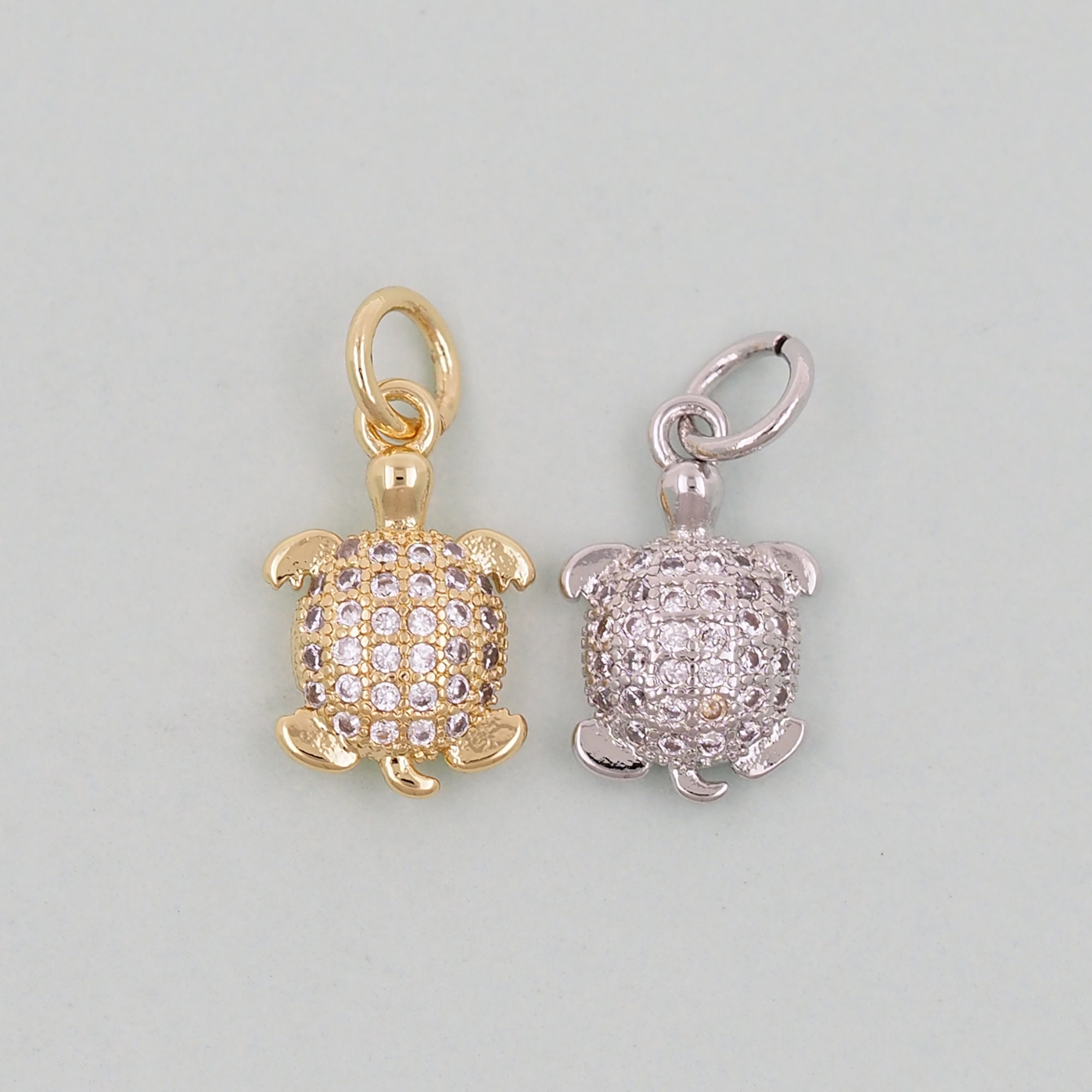 Gold Turtle Charms18k Gold Filled Turtle Pendantturtle Charm - Etsy