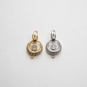 Gold Necklace Connector,18k Gold Filled Connector for DIY Jewelry ...