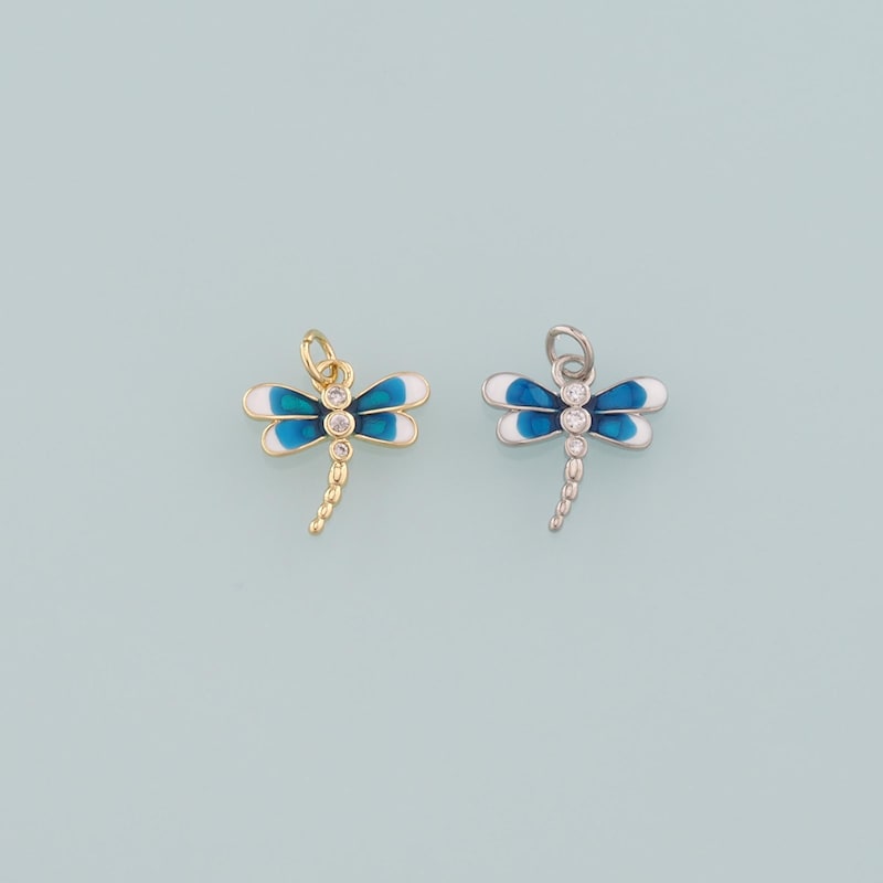 Enamel Dragonfly - Etsy