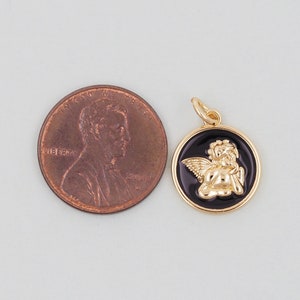 Gold Angel Charms,18k Gold Filled Angel Pendant,angel Charm Bracelet ...