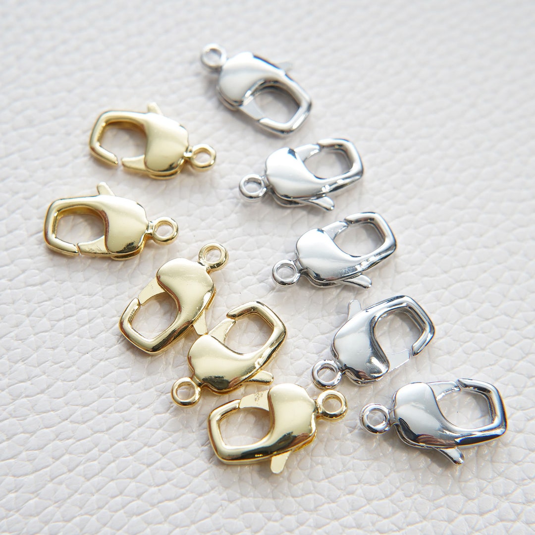 Gold Clasp,18k Gold Filled Lobster Clasp Gold Lobster Claw for DIY ...