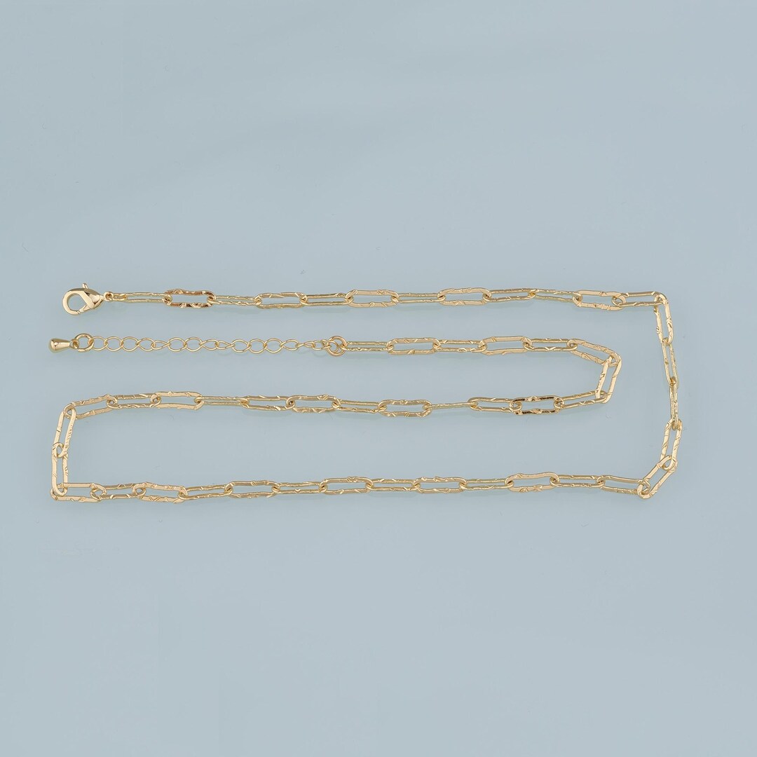 Gold Oval Chain,18k Gold Filled Oval for Necklace Bracelet DIY Jewelry ...