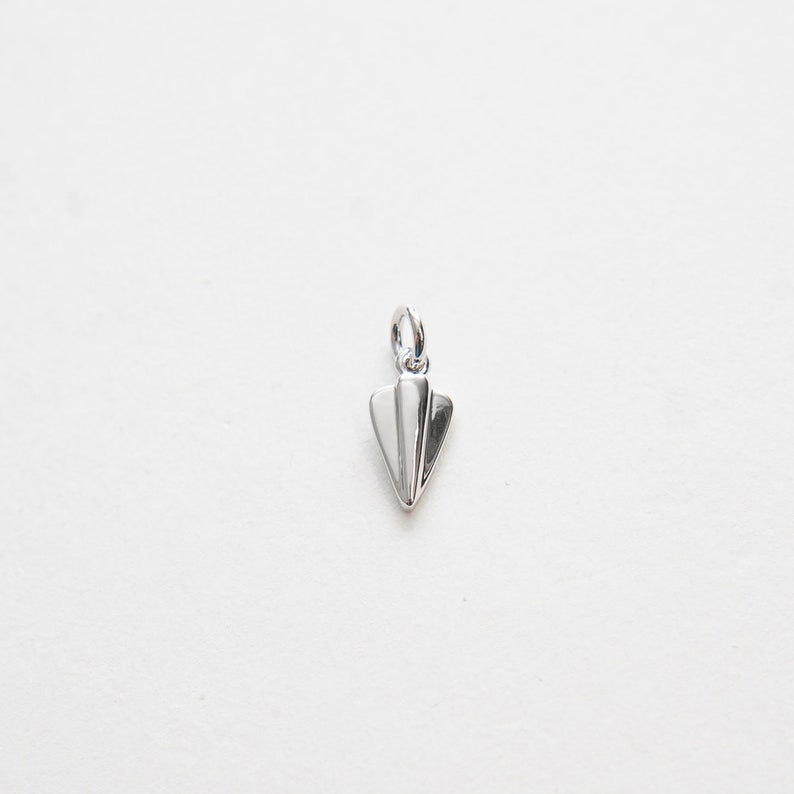 Gold Paper Airplane Charms,18k Gold Filled Origami Plane Pendant,silver ...