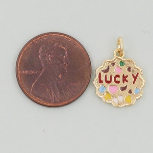 Gold Lucky Charms,18k Gold Filled Good Luck Pendant,luck Charm Bracelet ...