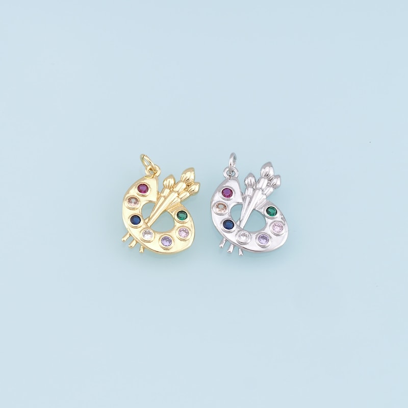 Gold Paint Pallet Jewelry - Etsy