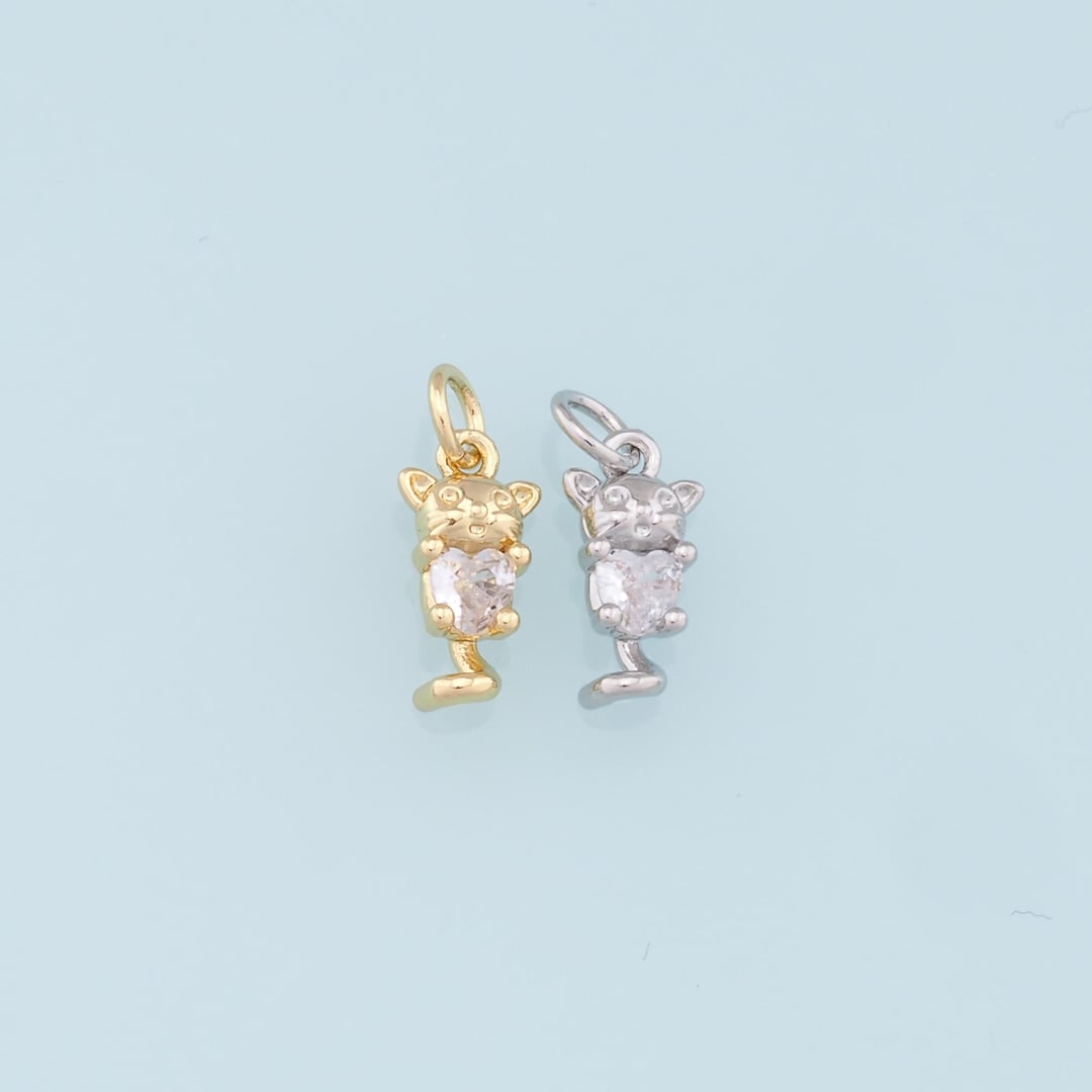 Gold Mouse Charms,18k Gold Filled Mouse Pendant,mouse Charm Bracelet ...