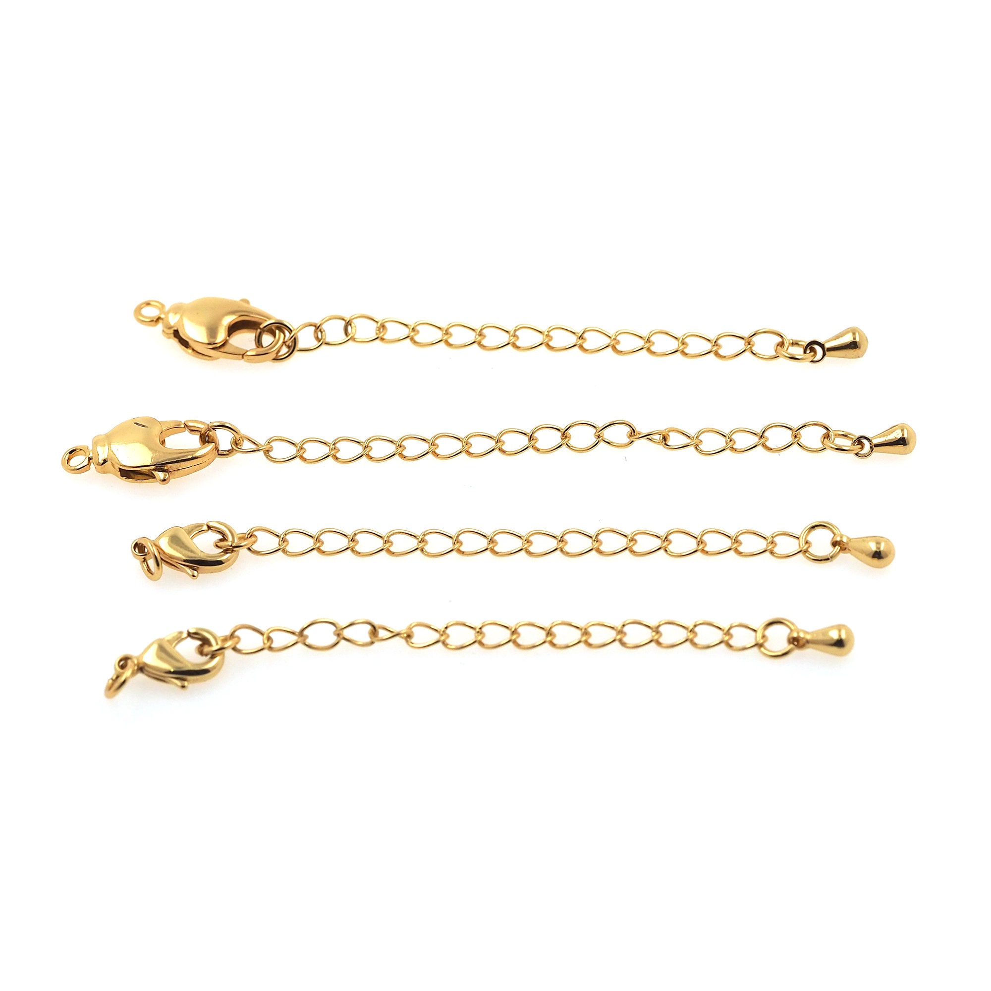 18K Gold Filled Chain Extender for Necklace Bracelet Supply - Etsy