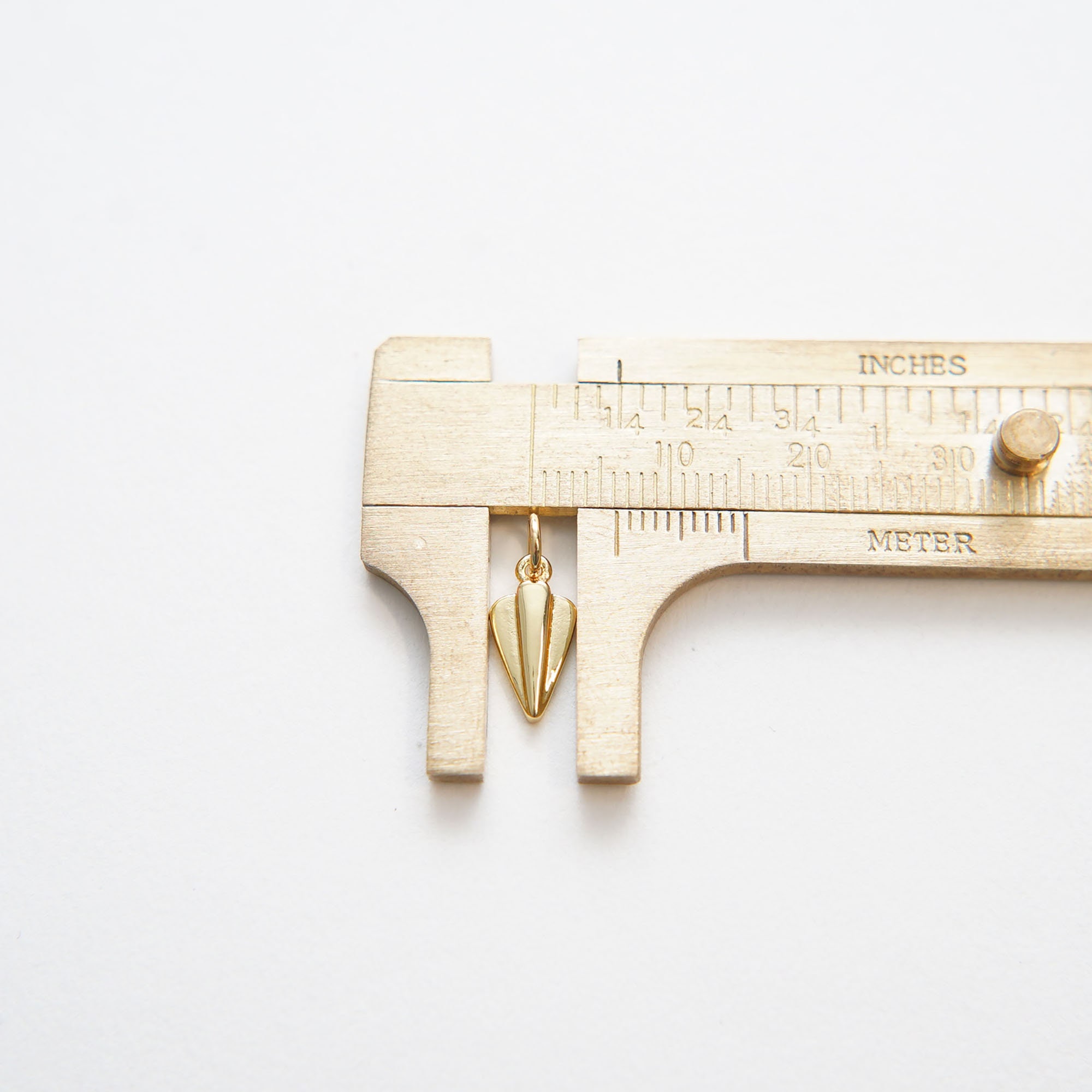 Gold Paper Airplane Charms,18k Gold Filled Origami Plane Pendant,silver ...