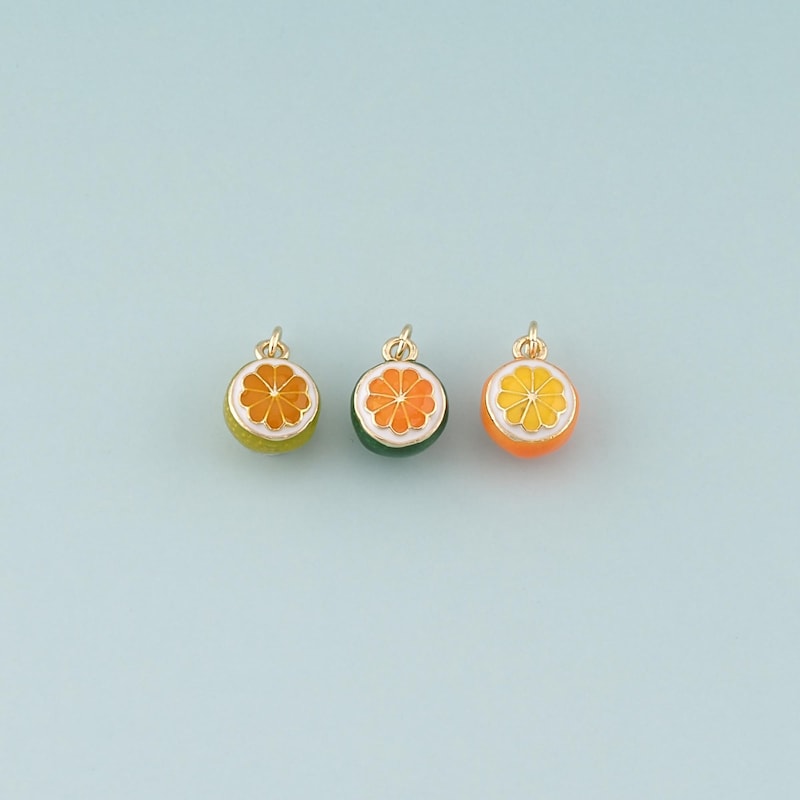 Orange Charms - Etsy