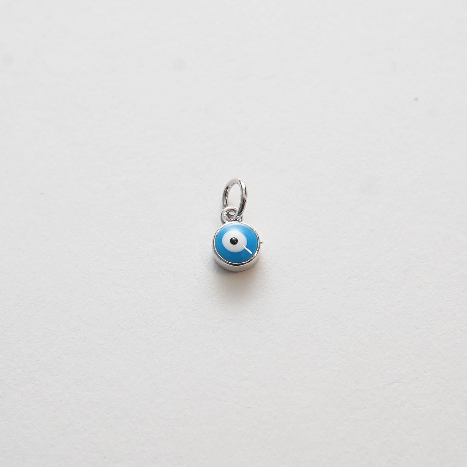 Gold Tiny Blue Evil Eye Charms,18k Gold Filled Evil Eye Pendant,evil ...