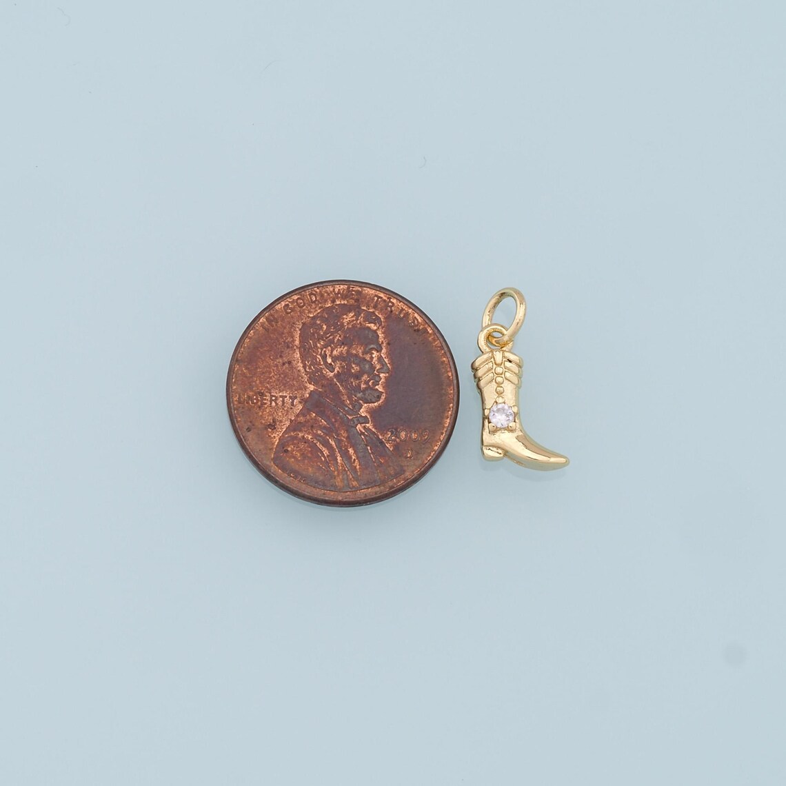Gold Boots Charms,18k Gold Filled Boots Pendant,cowboy Boots Charm ...