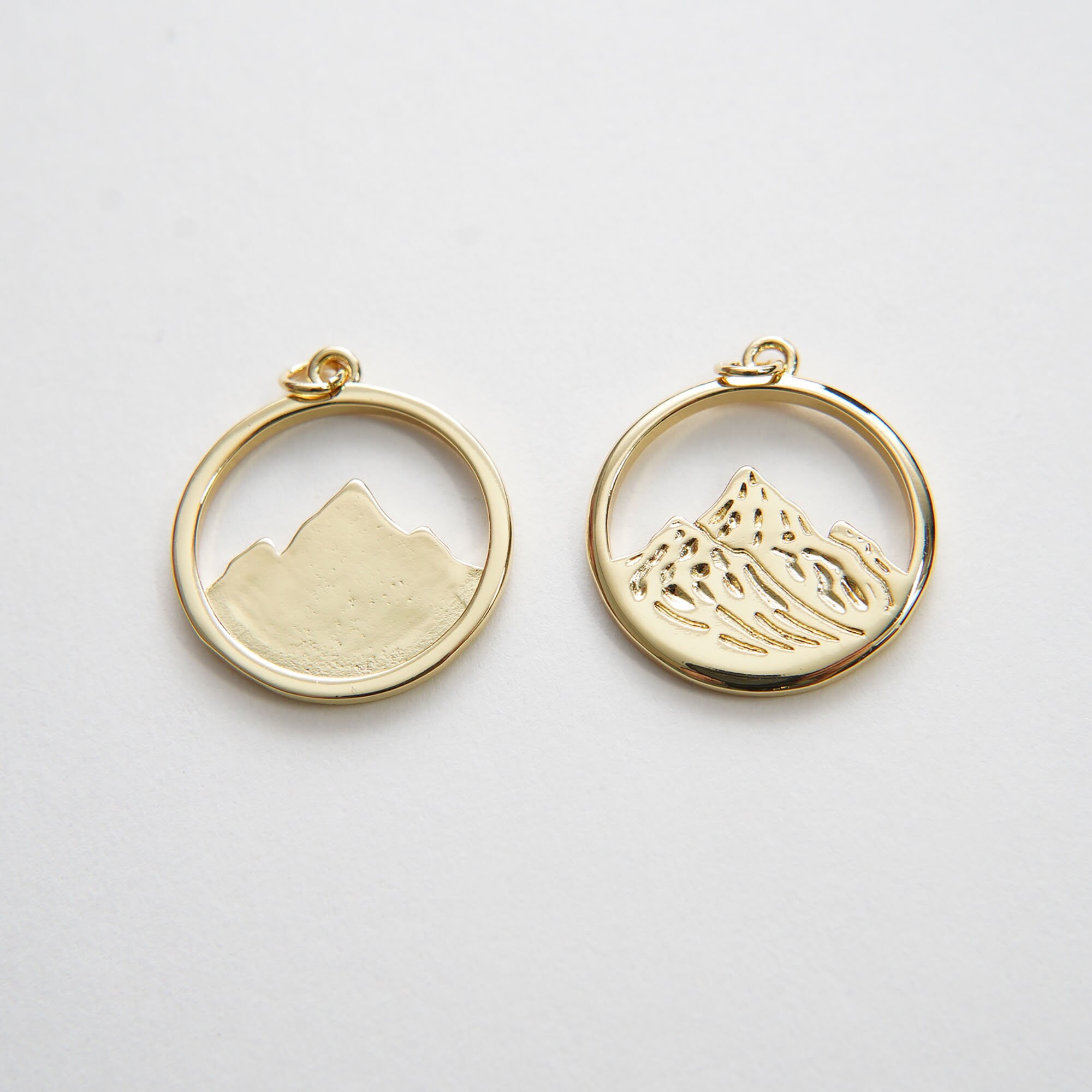 Gold Earth Charms,18k Gold Filled Earth Pendant,element Charm Bracelet ...