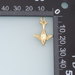 Gold Whale Charms,18k Gold Filled Whale Pendant,ocean Charm Bracelet ...