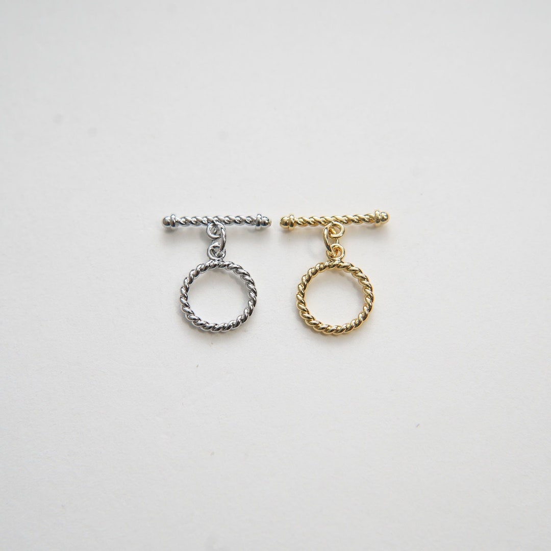 18K Gold Toggle Clasp, Gold OT Clasp Fancy Design OT Clasp Bulk Supply ...