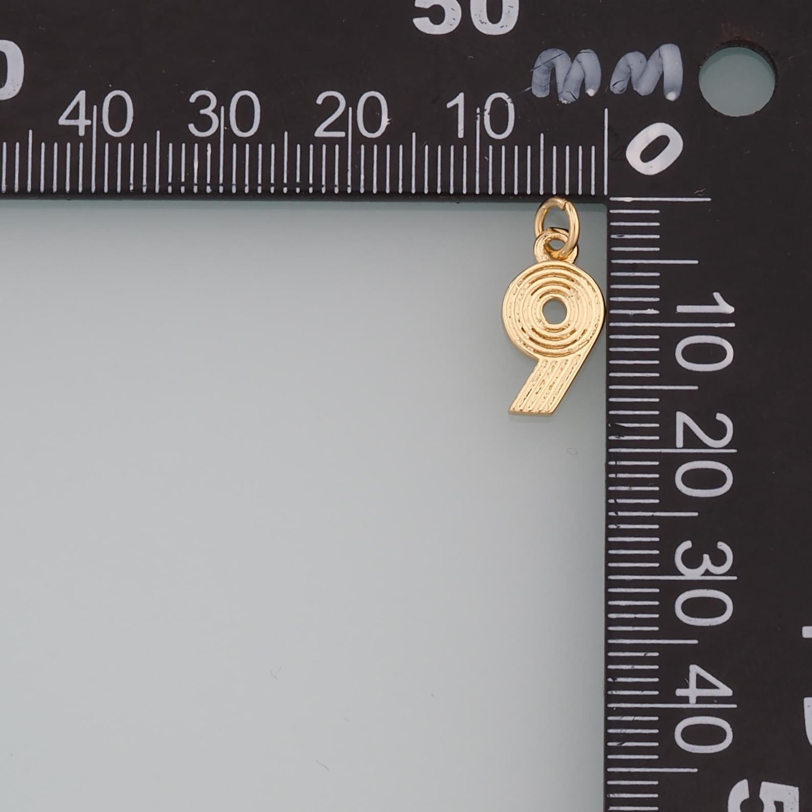 18K Gold Filled Number Pendant,dainty Number Charm Bracelet Necklace ...