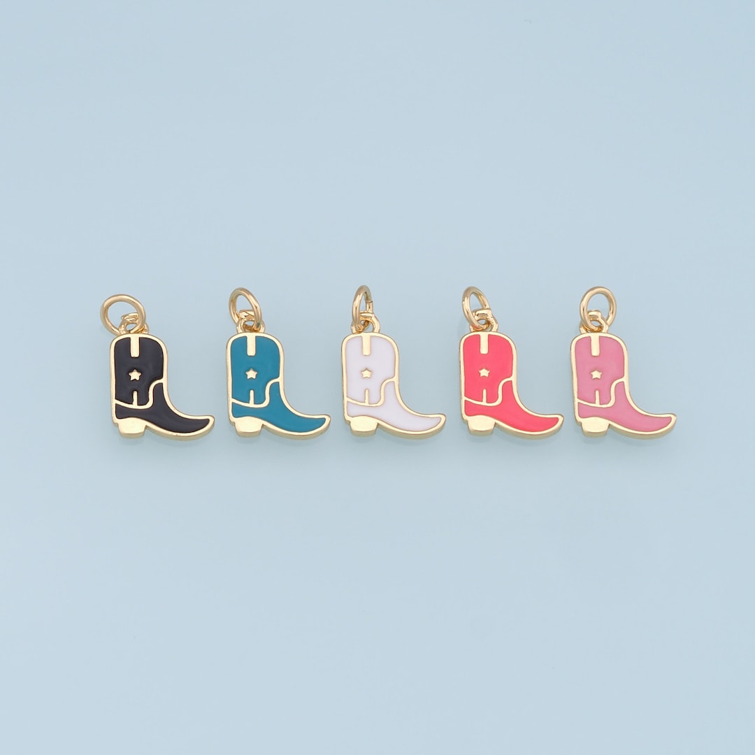 Gold Shoe Charms,18k Gold Filled Shoe Pendant,shoe Charm Bracelet ...