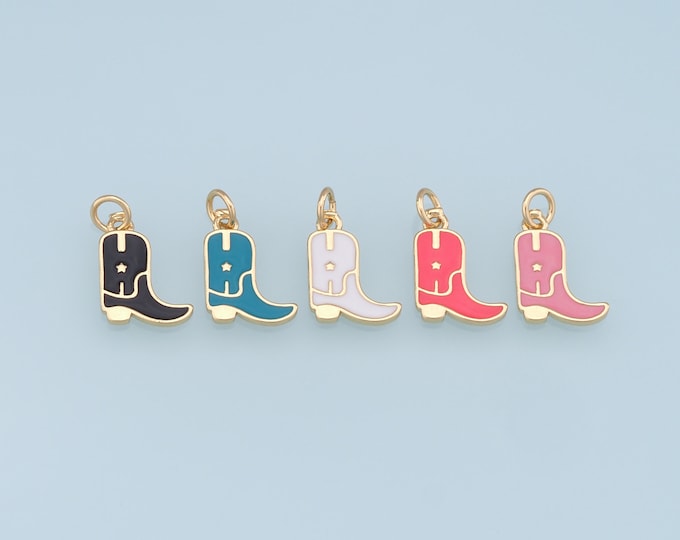 Gold Bow Charms,18k Gold Filled Enamel Bow Pendant,bow Tie Charm ...