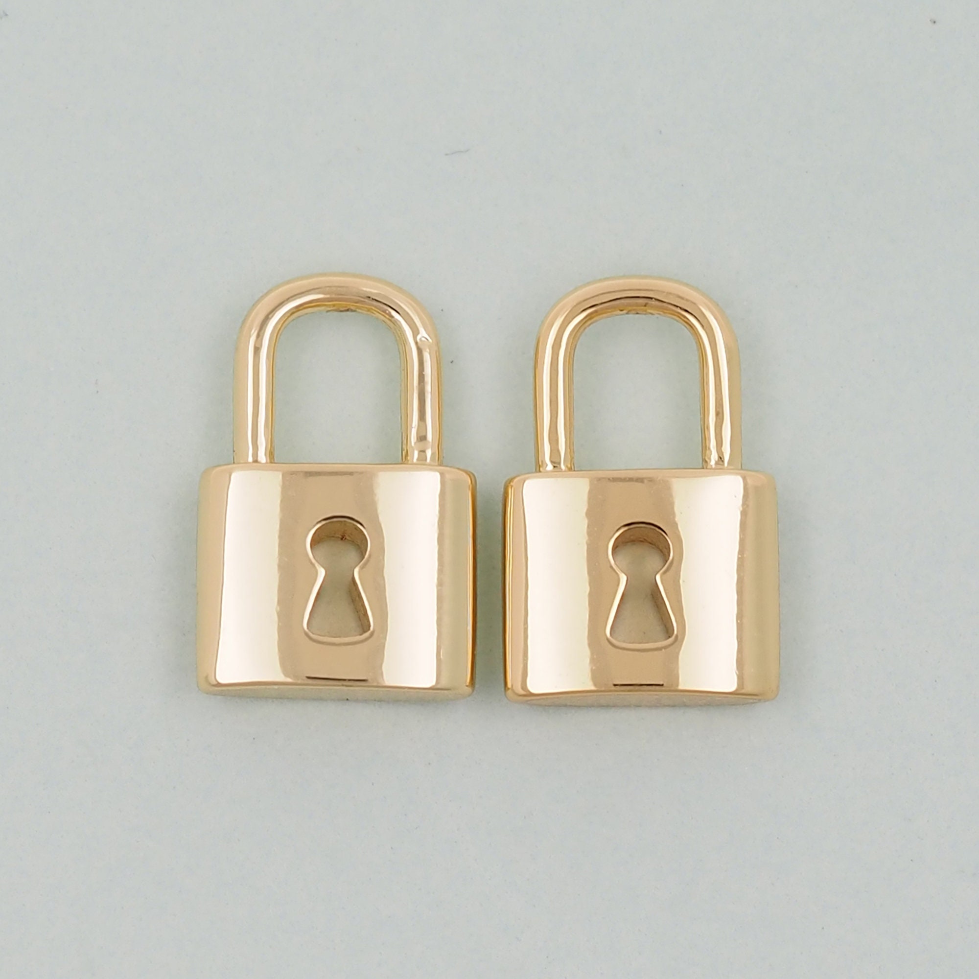 Gold Key Lock Charms,18k Gold Filled Key Pendant,lock Charm Bracelet ...