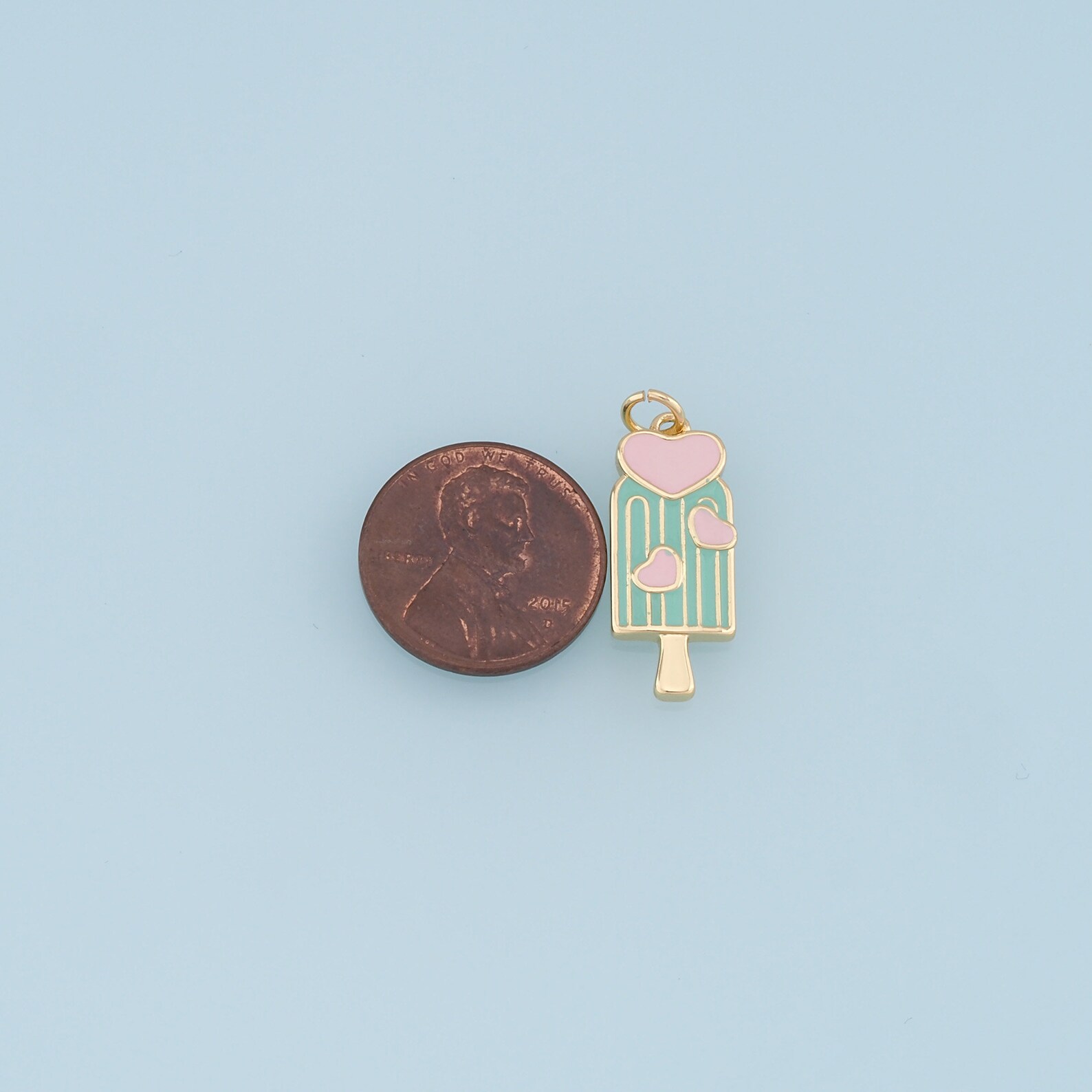 Ice Cream Charms,18k Gold Filled Enamel Ice Cream Pendant,cute Ice ...