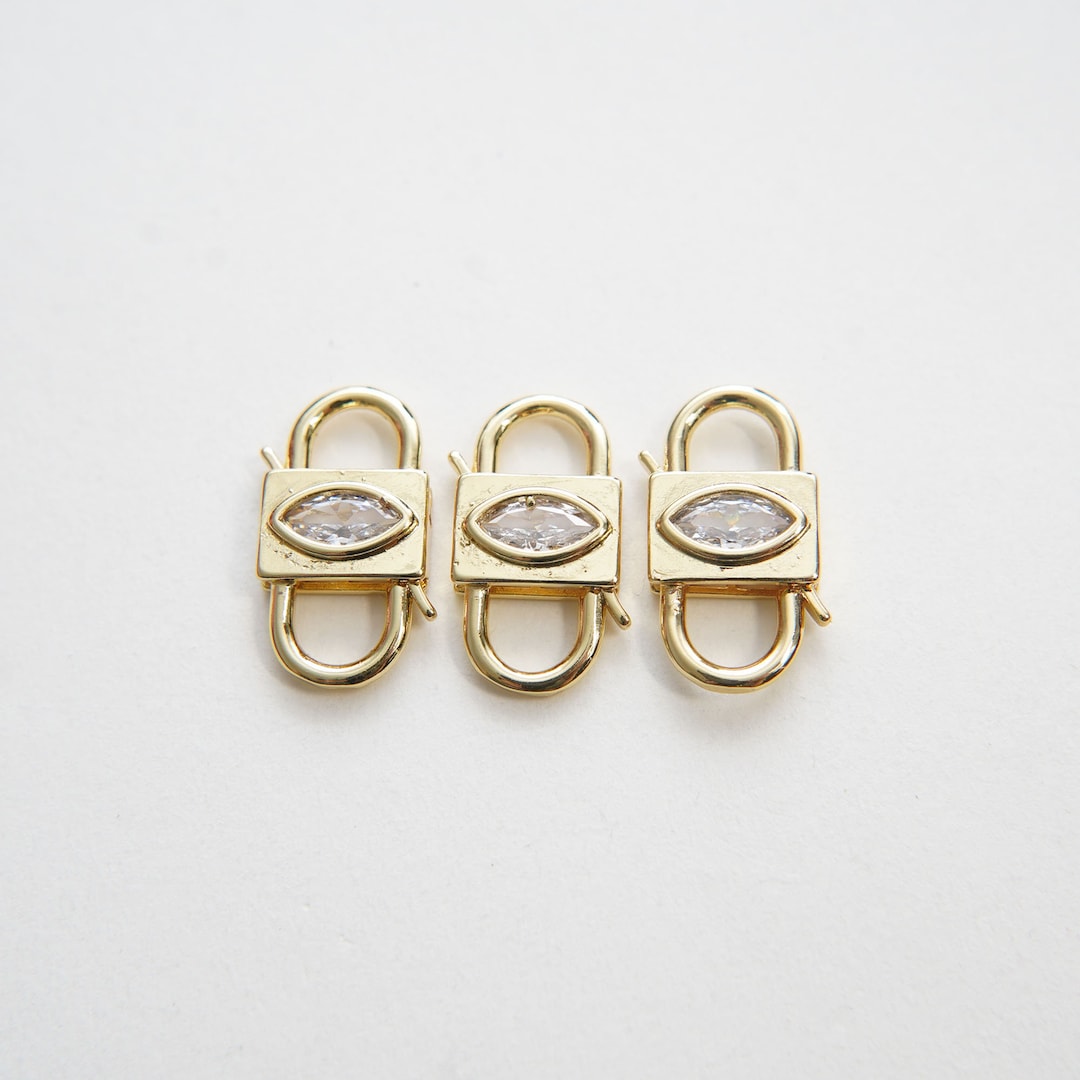 Gold Key Clasps,lobster Clasp Gold Lobster Claw for DIY Jewelry Finding ...