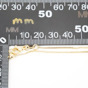 Gold Box Chain,18k Gold Filled Box for Necklace Bracelet DIY Jewelry ...
