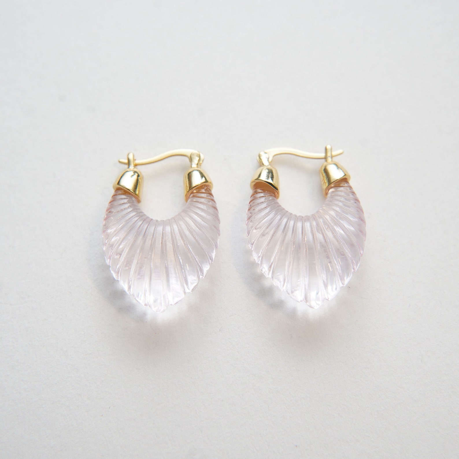 1pair 18K Gold Filled Thick Hoops Earrings,gold Hoops,dainty Acrylic ...