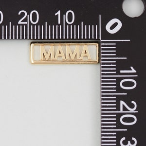 Gold Mama Charms,18k Gold Filled Mama Pendant,mama Charm Bracelet ...