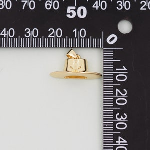 Gold Cowboy Hat Charms,18k Gold Filled Cowboy Hat Pendant Charm ...