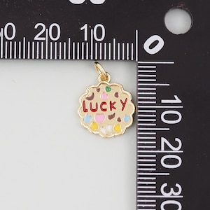 Gold Lucky Charms,18k Gold Filled Good Luck Pendant,luck Charm Bracelet ...