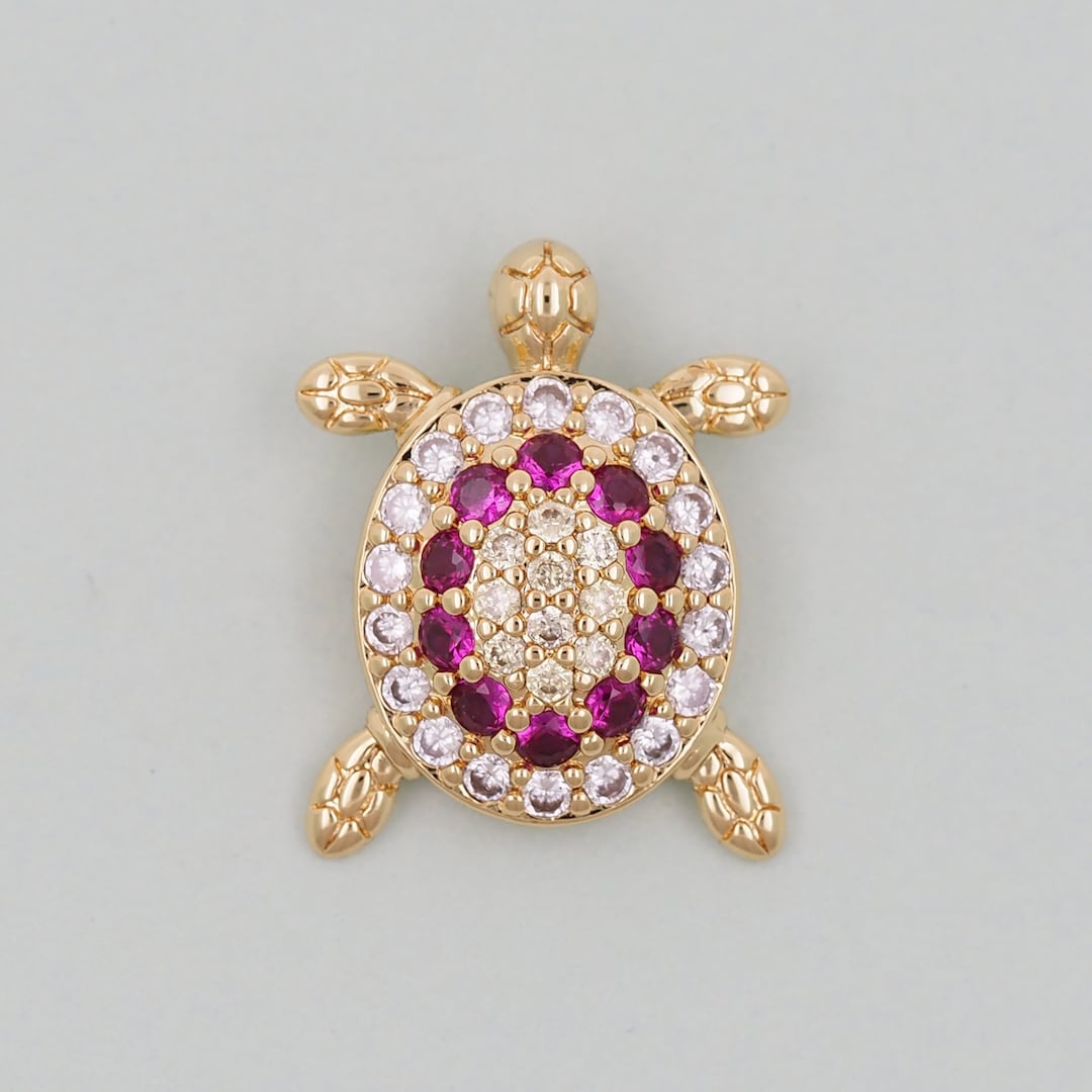 Gold Turtle Charms,18k Gold Filled Turtle Pendant,turtle Charm Bracelet ...