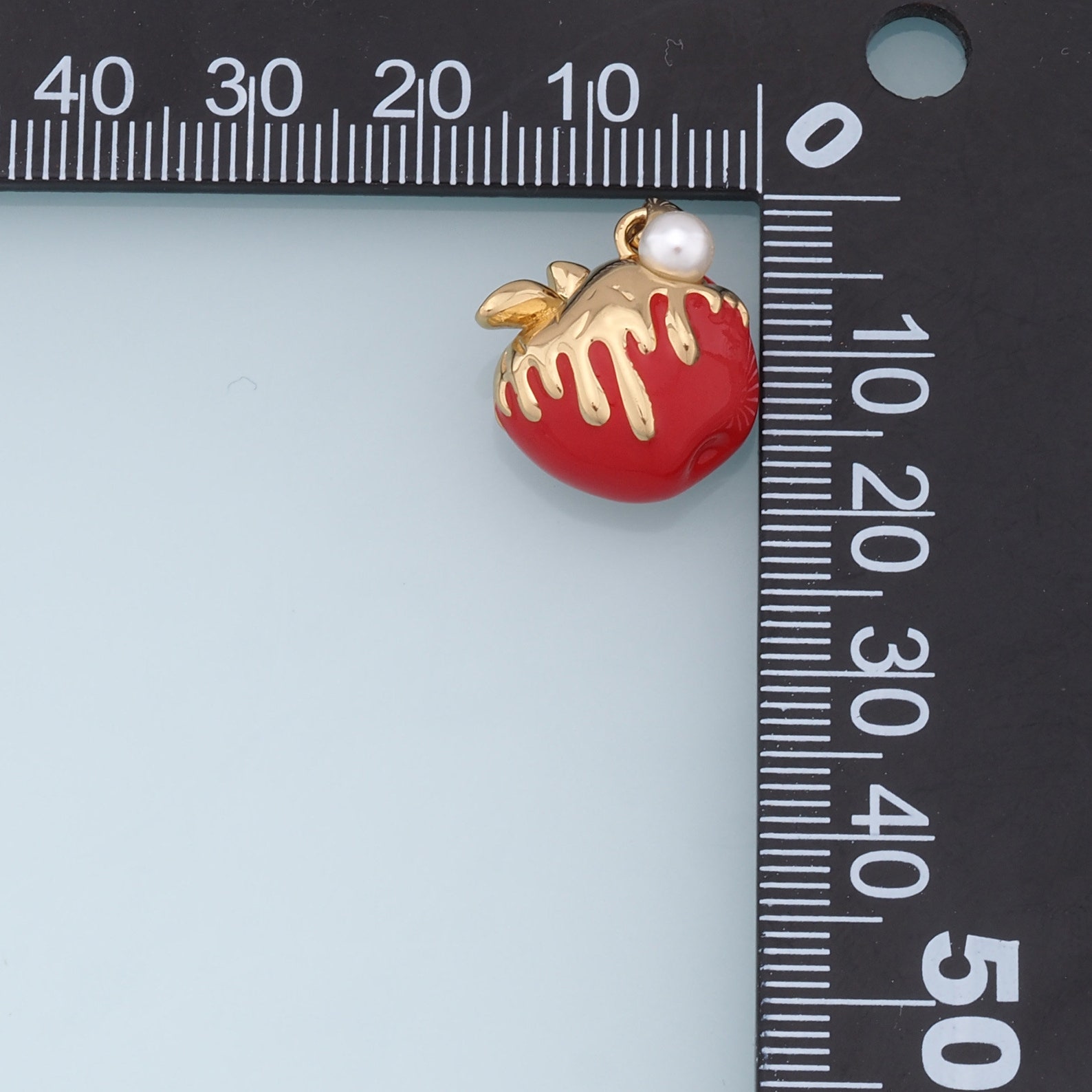 Gold Apple Charms,18k Gold Filled Apple Pendant,fruit Charm Bracelet ...