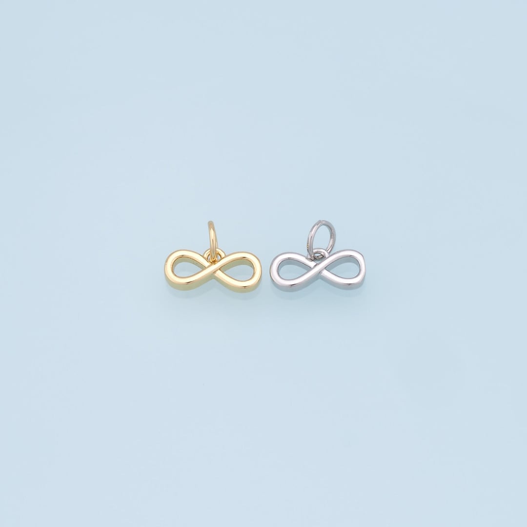 Gold Infinity Charms,18k Gold Filled Infinity Pendant,good Infinity ...