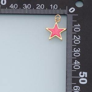 Gold Star Charms,18k Gold Filled Star Pendant,shell North Star Charm ...