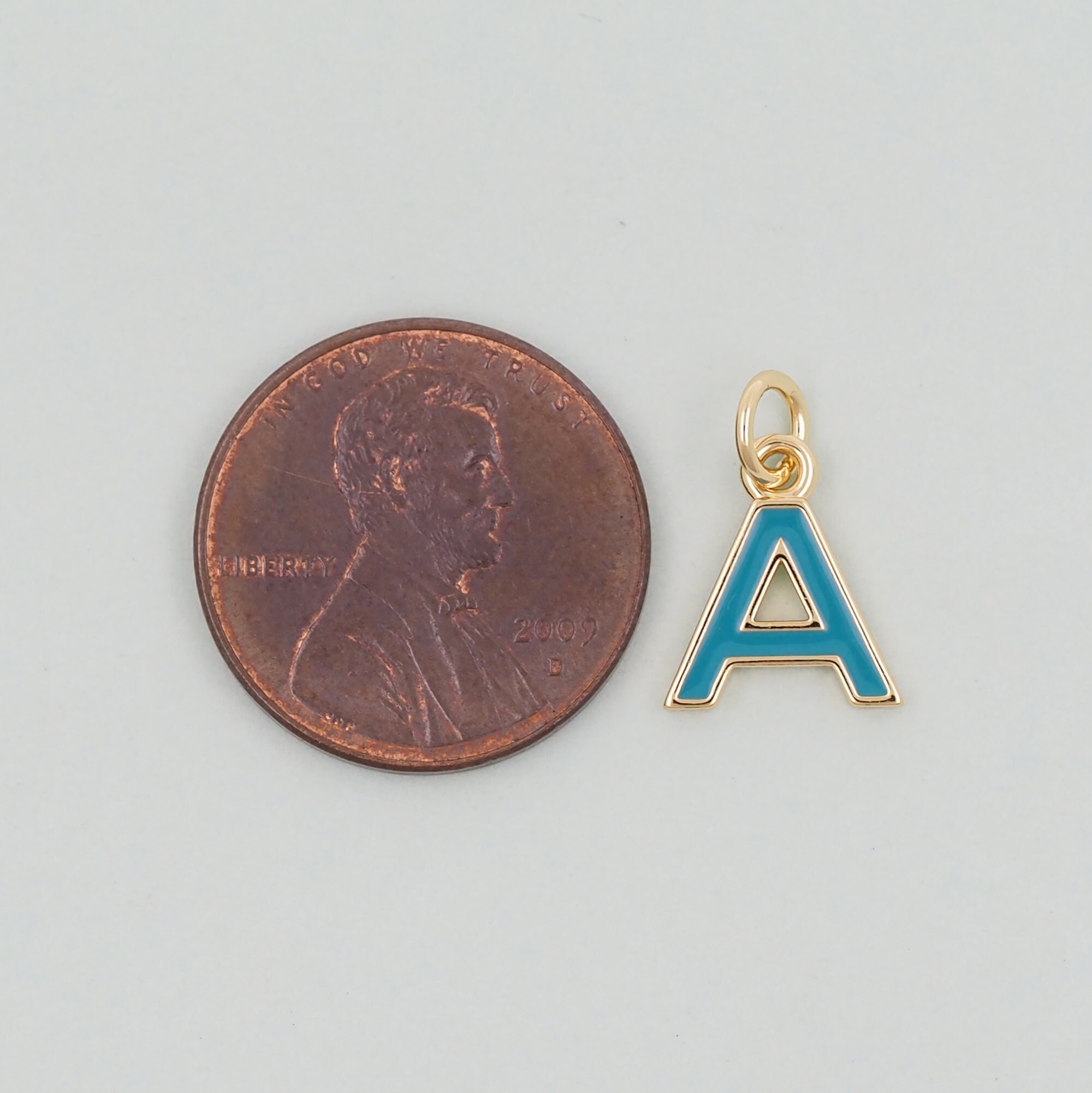 Gold Letter Charms18k Gold Filled Letter Pendantinitial - Etsy