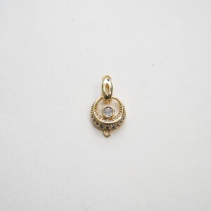 Gold Necklace Connector,18k Gold Filled Connector for DIY Jewelry ...