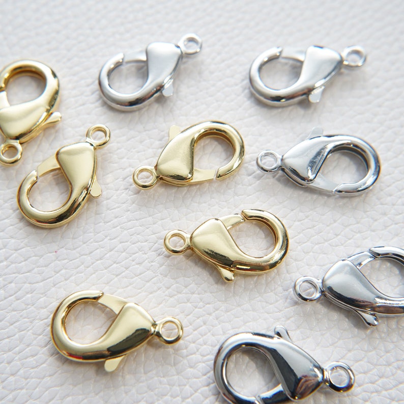 Gold Necklace Clasp,18k Gold Filled Lobster Clasp Gold Lobster Claw for ...