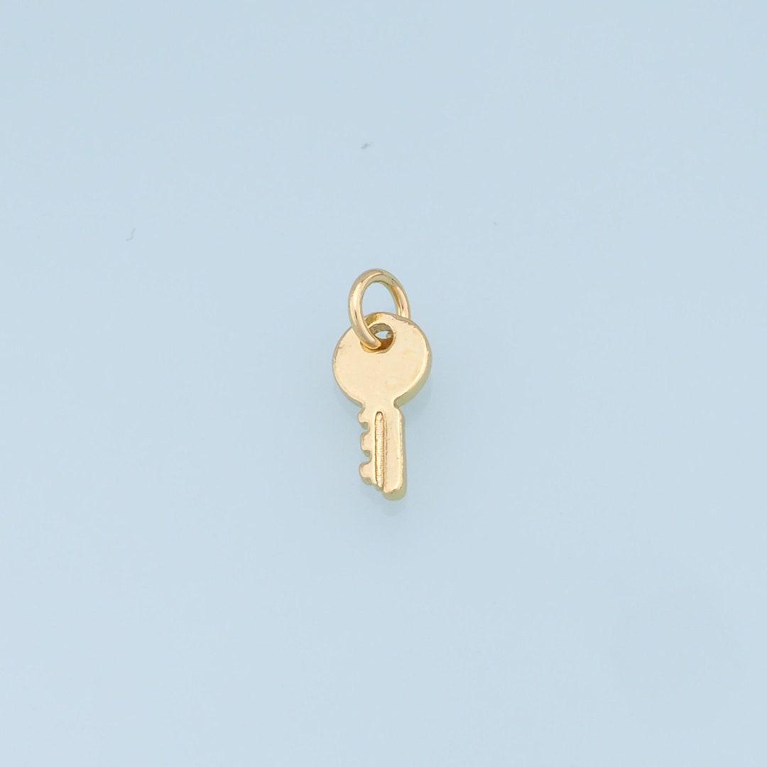 Gold Key Charms,18k Gold Filled Key Pendant,key Charm Bracelet Necklace ...